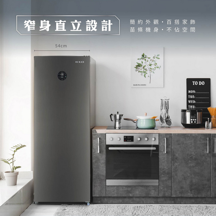 禾聯170L變頻直立式冷凍櫃 HFZ-B1763FV